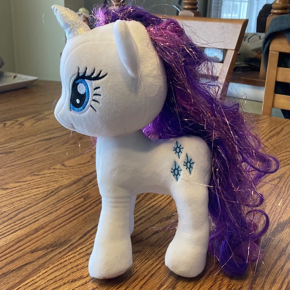 Hasbro | Toys | My Little Pony Rarity Hasbro Plush Euc | Poshmark